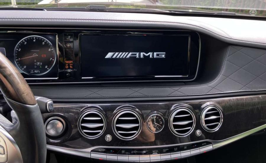Melns Mercedes-Benz s-550 2017 Kauņa, ar dzinēja tilpumu 4.70 L un nobraukumu 154 tūkst. km par 35900 €, foto 34 vietnē AUTOMOTO.COM.LV