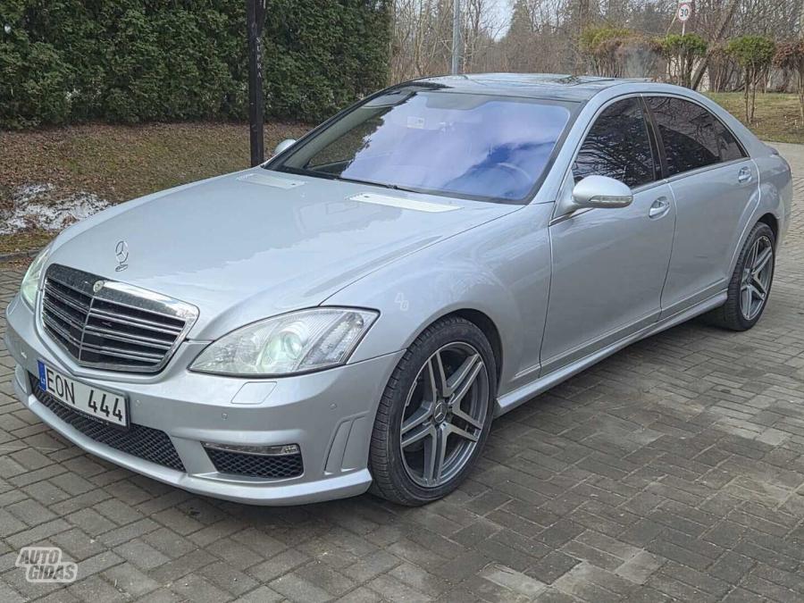 Grey Mercedes-Benz s-550 2007 in Vilnius, with an engine capacity of 5.50 L and mileage of 295 thousand km for 7800 €, photo 2 on AUTOMOTO.COM.LV