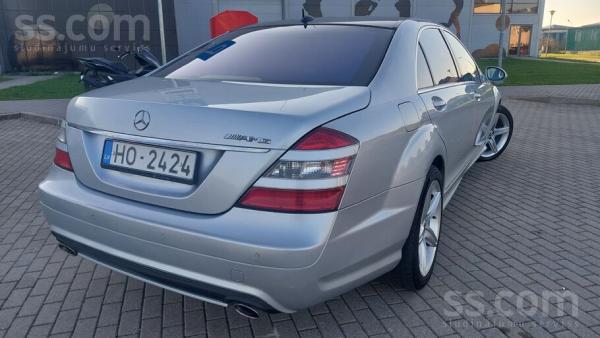 Grey Mercedes-Benz s-550 2008 in Riga, with an engine capacity of 5.50 L and mileage of 0 thousand km for 5850 €, photo 6 on AUTOMOTO.COM.LV