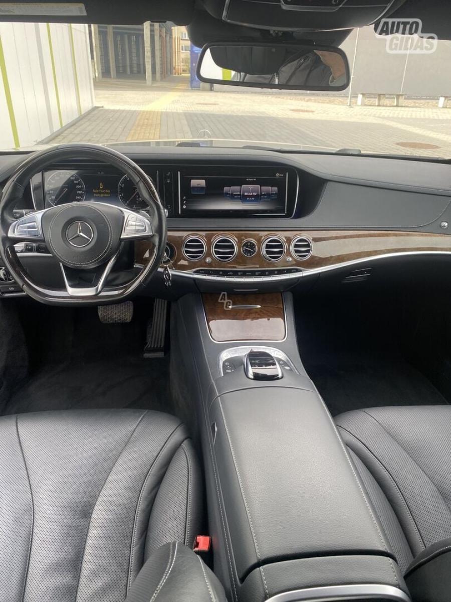 Grey Mercedes-Benz s-550 2015 in Raseiniai, with an engine capacity of 4.70 L and mileage of 145 thousand km for 27000 €, photo 10 on AUTOMOTO.COM.LV