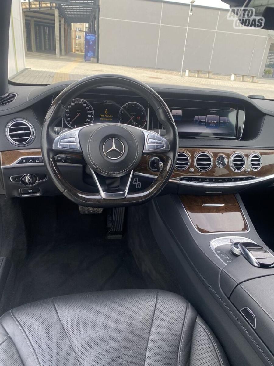 Grey Mercedes-Benz s-550 2015 in Raseiniai, with an engine capacity of 4.70 L and mileage of 145 thousand km for 27000 €, photo 11 on AUTOMOTO.COM.LV