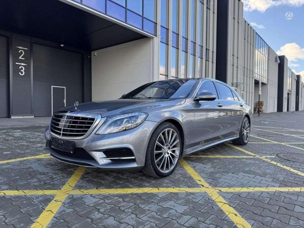 Grey Mercedes-Benz s-550 2015 in Vilnius, with an engine capacity of 4.70 L and mileage of 193 thousand km for 22200 €, photo 6 on AUTOMOTO.COM.LV