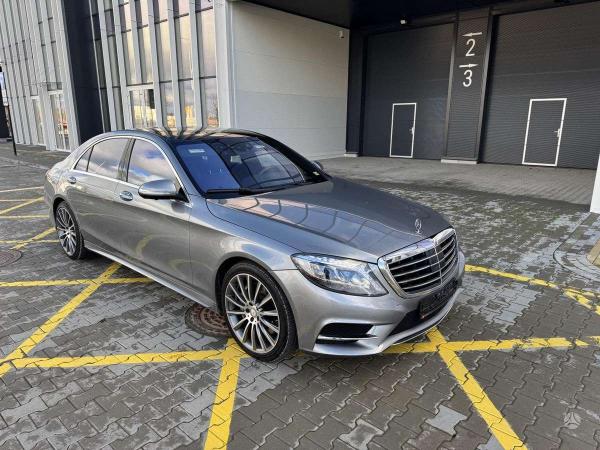 Grey Mercedes-Benz s-550 2015 in Vilnius, with an engine capacity of 4.70 L and mileage of 193 thousand km for 22200 €, photo 7 on AUTOMOTO.COM.LV