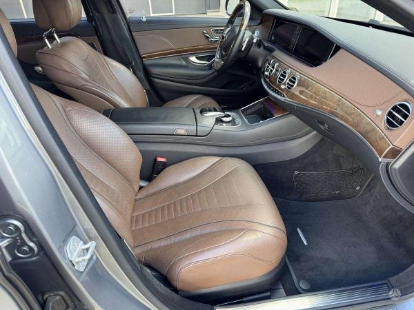 Grey Mercedes-Benz s-550 2015 in Vilnius, with an engine capacity of 4.70 L and mileage of 193 thousand km for 22200 €, photo 8 on AUTOMOTO.COM.LV