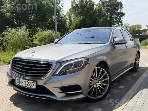Grey Mercedes-Benz s-550 2015 in Rezekne, with an engine capacity of 4.70 L and mileage of 256 thousand km for 28490 €, photo 2 on AUTOMOTO.COM.LV