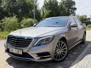 Grey Mercedes-Benz s-550 2015 in Rezekne, with an engine capacity of 4.70 L and mileage of 256 thousand km for 28490 €, photo 3 on AUTOMOTO.COM.LV