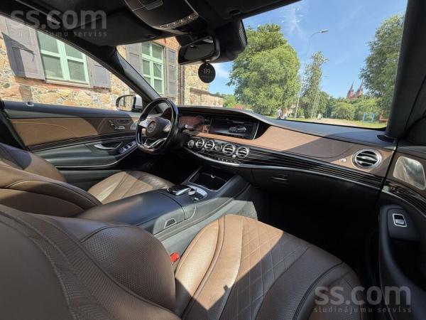 Grey Mercedes-Benz s-550 2015 in Rezekne, with an engine capacity of 4.70 L and mileage of 256 thousand km for 28490 €, photo 7 on AUTOMOTO.COM.LV