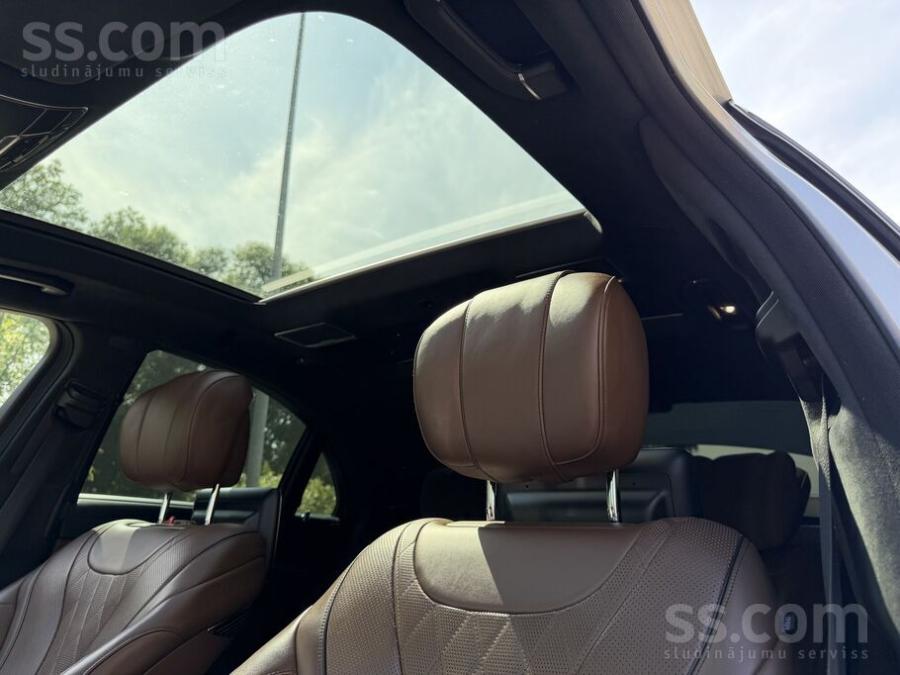 Grey Mercedes-Benz s-550 2015 in Rezekne, with an engine capacity of 4.70 L and mileage of 256 thousand km for 28490 €, photo 19 on AUTOMOTO.COM.LV