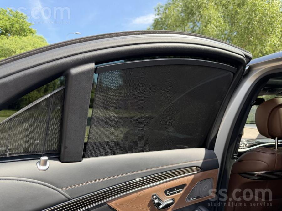 Grey Mercedes-Benz s-550 2015 in Rezekne, with an engine capacity of 4.70 L and mileage of 256 thousand km for 28490 €, photo 24 on AUTOMOTO.COM.LV