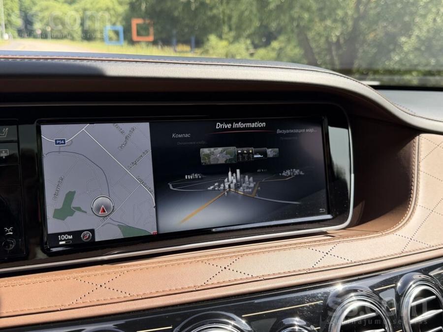 Grey Mercedes-Benz s-550 2015 in Rezekne, with an engine capacity of 4.70 L and mileage of 256 thousand km for 28490 €, photo 28 on AUTOMOTO.COM.LV