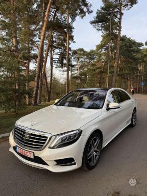 White Mercedes-Benz s-550 2014 in Kaunas, with an engine capacity of 4.70 L and mileage of 139 thousand km for 28500 €, photo 3 on AUTOMOTO.COM.LV