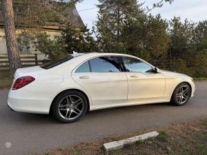 White Mercedes-Benz s-550 2014 in Kaunas, with an engine capacity of 4.70 L and mileage of 139 thousand km for 28500 €, photo 6 on AUTOMOTO.COM.LV