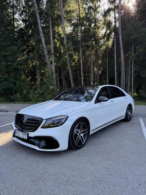 Balts Mercedes-Benz s-550 2014 Klaipėda, ar dzinēja tilpumu 4.66 L un nobraukumu 147 tūkst. km par 26900 €, foto  vietnē AUTOMOTO.COM.LV