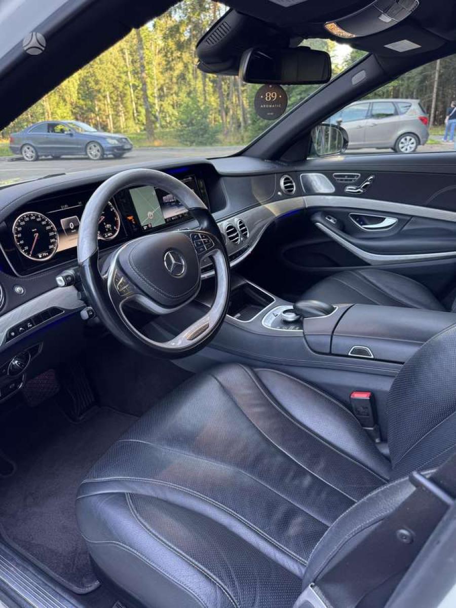Balts Mercedes-Benz s-550 2014 Klaipėda, ar dzinēja tilpumu 4.66 L un nobraukumu 147 tūkst. km par 26900 €, foto 11 vietnē AUTOMOTO.COM.LV