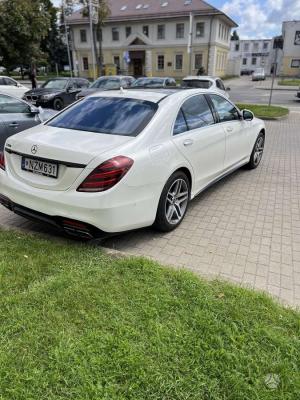 White Mercedes-Benz s-550 2014 in Kaunas, with an engine capacity of 4.70 L and mileage of 123 thousand km for 24000 €, photo 10 on AUTOMOTO.COM.LV