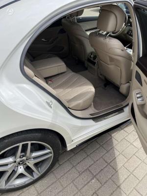 White Mercedes-Benz s-550 2014 in Kaunas, with an engine capacity of 4.70 L and mileage of 123 thousand km for 24000 €, photo 12 on AUTOMOTO.COM.LV