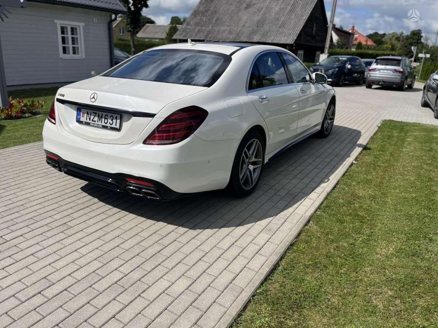 White Mercedes-Benz s-550 2014 in Kaunas, with an engine capacity of 4.70 L and mileage of 123 thousand km for 24000 €, photo 16 on AUTOMOTO.COM.LV