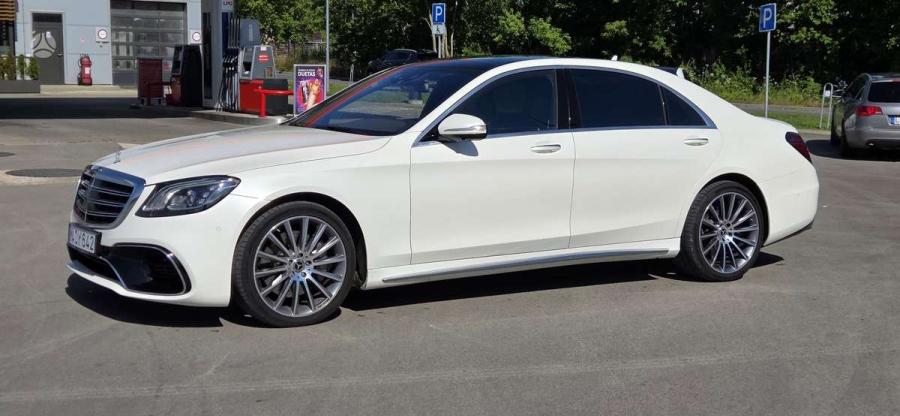Balts Mercedes-Benz s-550 2015 Panevēža, ar dzinēja tilpumu 4.66 L un nobraukumu 205 tūkst. km par 34000 €, foto 3 vietnē AUTOMOTO.COM.LV