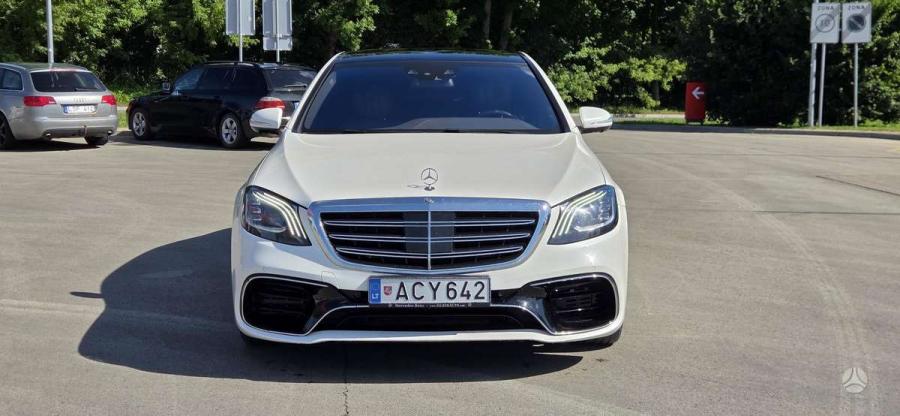 Balts Mercedes-Benz s-550 2015 Panevēža, ar dzinēja tilpumu 4.66 L un nobraukumu 205 tūkst. km par 34000 €, foto 4 vietnē AUTOMOTO.COM.LV