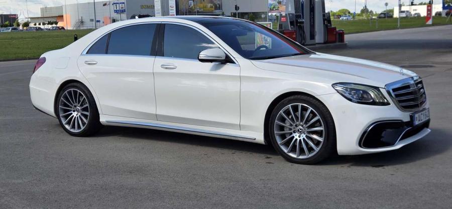 Balts Mercedes-Benz s-550 2015 Panevēža, ar dzinēja tilpumu 4.66 L un nobraukumu 205 tūkst. km par 34000 €, foto 12 vietnē AUTOMOTO.COM.LV
