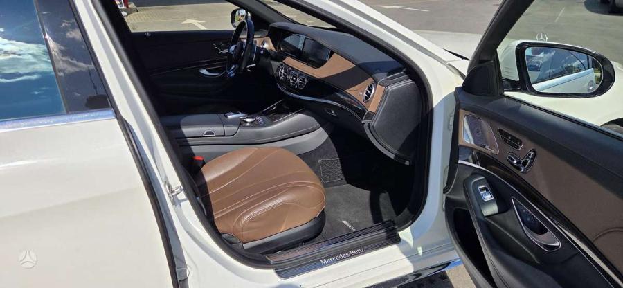 Balts Mercedes-Benz s-550 2015 Panevēža, ar dzinēja tilpumu 4.66 L un nobraukumu 205 tūkst. km par 34000 €, foto 14 vietnē AUTOMOTO.COM.LV