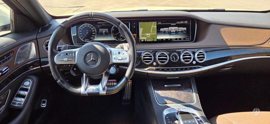 Balts Mercedes-Benz s-550 2015 Panevēža, ar dzinēja tilpumu 4.66 L un nobraukumu 205 tūkst. km par 34000 €, foto 24 vietnē AUTOMOTO.COM.LV