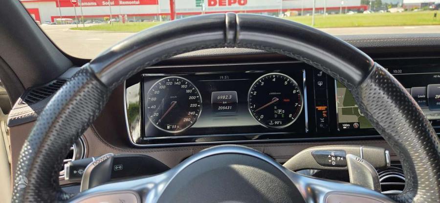 Balts Mercedes-Benz s-550 2015 Panevēža, ar dzinēja tilpumu 4.66 L un nobraukumu 205 tūkst. km par 34000 €, foto 29 vietnē AUTOMOTO.COM.LV