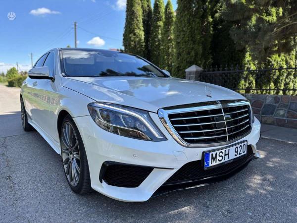 Balts Mercedes-Benz s-550 2015 Mažeikiai, ar dzinēja tilpumu 5.50 L un nobraukumu 252 tūkst. km par 26500 €, foto 1 vietnē AUTOMOTO.COM.LV