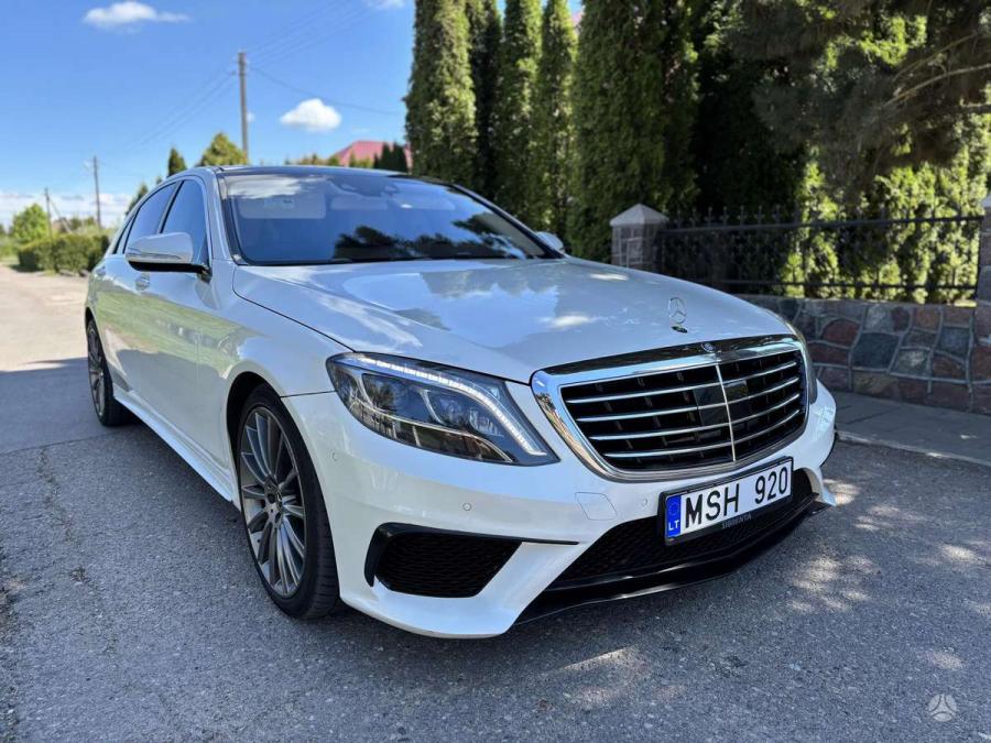 Balts Mercedes-Benz s-550 2015 Mažeikiai, ar dzinēja tilpumu 5.50 L un nobraukumu 252 tūkst. km par 26500 €, foto 3 vietnē AUTOMOTO.COM.LV
