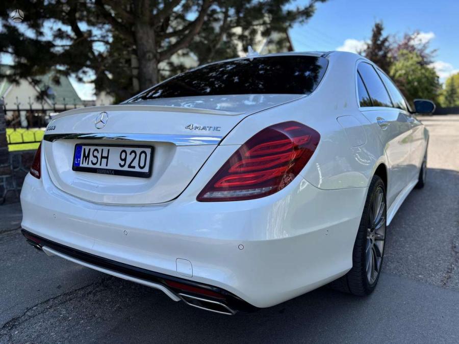 Balts Mercedes-Benz s-550 2015 Mažeikiai, ar dzinēja tilpumu 5.50 L un nobraukumu 252 tūkst. km par 26500 €, foto 7 vietnē AUTOMOTO.COM.LV