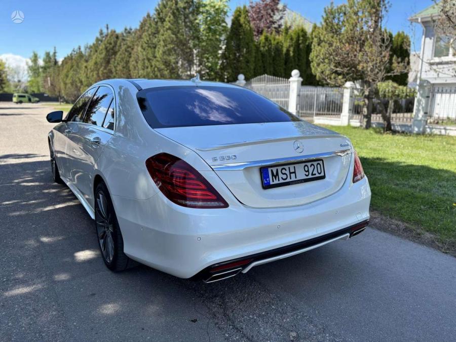 Balts Mercedes-Benz s-550 2015 Mažeikiai, ar dzinēja tilpumu 5.50 L un nobraukumu 252 tūkst. km par 26500 €, foto 8 vietnē AUTOMOTO.COM.LV