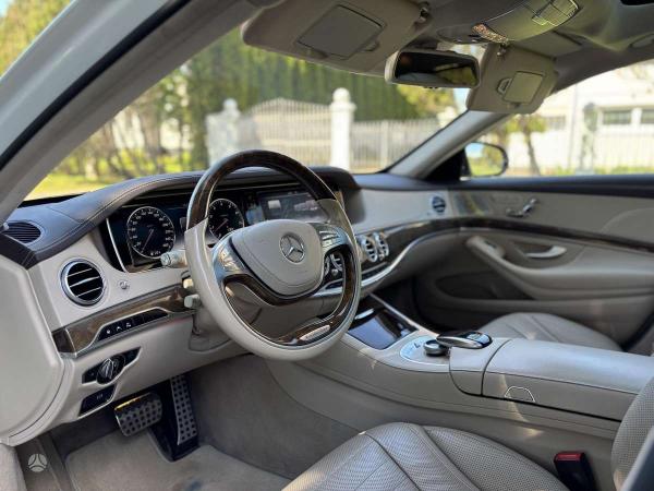 Balts Mercedes-Benz s-550 2015 Mažeikiai, ar dzinēja tilpumu 5.50 L un nobraukumu 252 tūkst. km par 26500 €, foto 9 vietnē AUTOMOTO.COM.LV