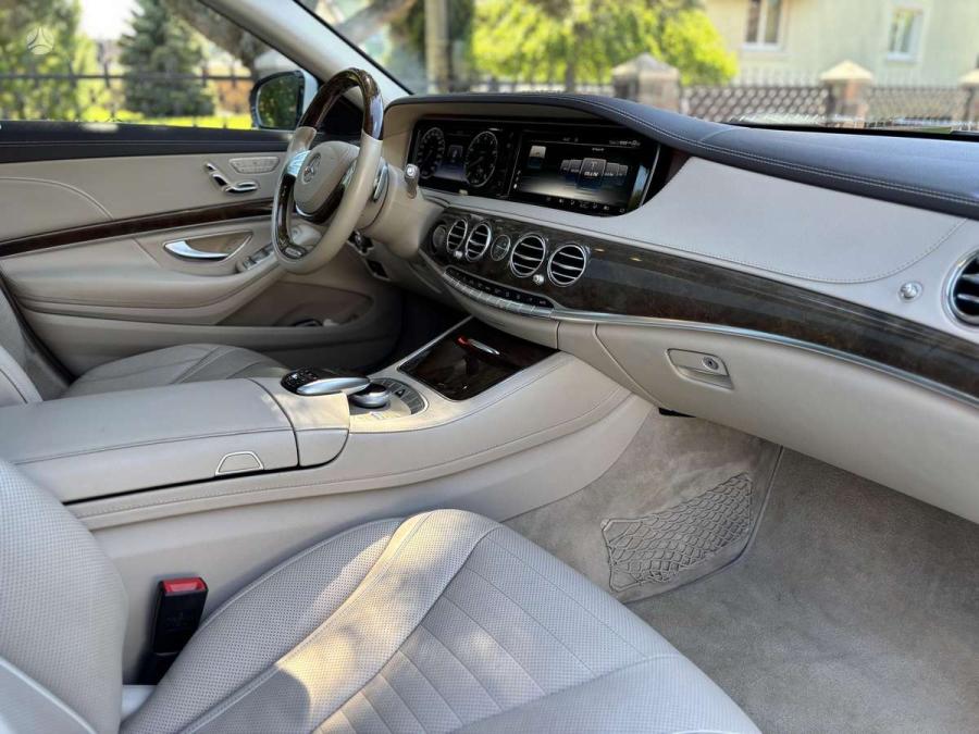 Balts Mercedes-Benz s-550 2015 Mažeikiai, ar dzinēja tilpumu 5.50 L un nobraukumu 252 tūkst. km par 26500 €, foto 13 vietnē AUTOMOTO.COM.LV