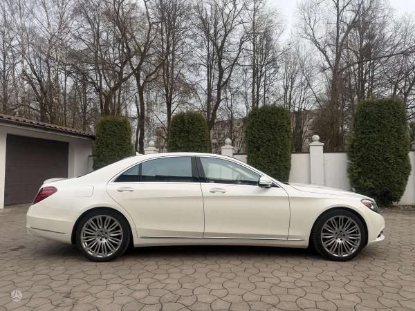 Balts Mercedes-Benz s-550 2015 Kauņa, ar dzinēja tilpumu 4.66 L un nobraukumu 220 tūkst. km par 23000 €, foto 10 vietnē AUTOMOTO.COM.LV