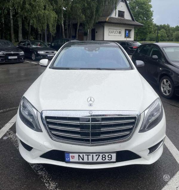 Balts Mercedes-Benz s-550 2015 Panevēža, ar dzinēja tilpumu 4.70 L un nobraukumu 362 tūkst. km par 20000 €, foto 1 vietnē AUTOMOTO.COM.LV