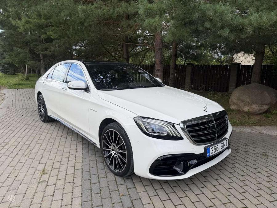 Balts Mercedes-Benz s-550 2015 Viļņa, ar dzinēja tilpumu 4.70 L un nobraukumu 186 tūkst. km par 29500 €, foto 1 vietnē AUTOMOTO.COM.LV