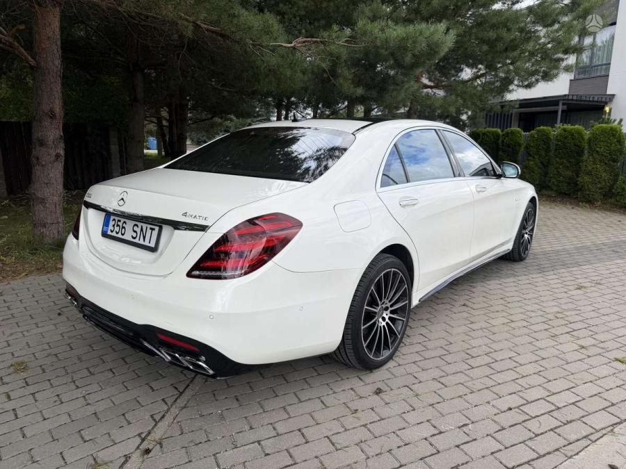 Balts Mercedes-Benz s-550 2015 Viļņa, ar dzinēja tilpumu 4.70 L un nobraukumu 186 tūkst. km par 29500 €, foto 7 vietnē AUTOMOTO.COM.LV