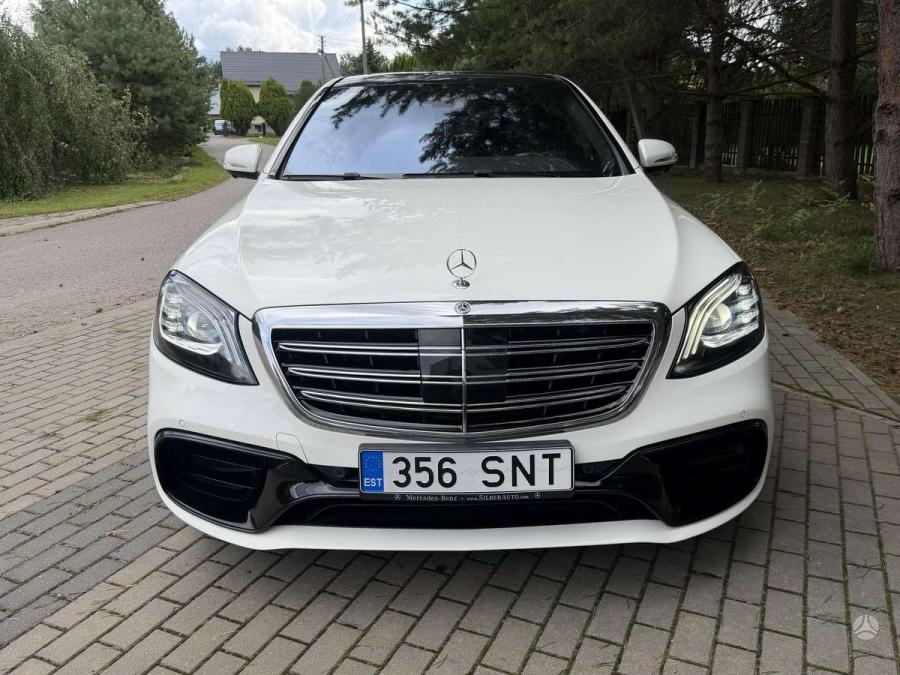 Balts Mercedes-Benz s-550 2015 Viļņa, ar dzinēja tilpumu 4.70 L un nobraukumu 186 tūkst. km par 29500 €, foto 10 vietnē AUTOMOTO.COM.LV