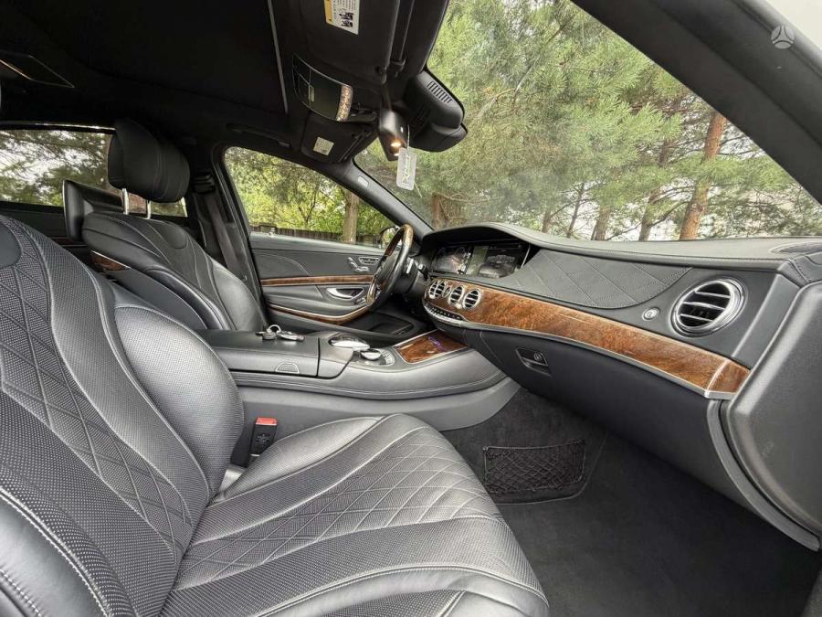 Balts Mercedes-Benz s-550 2015 Viļņa, ar dzinēja tilpumu 4.70 L un nobraukumu 186 tūkst. km par 29500 €, foto 13 vietnē AUTOMOTO.COM.LV
