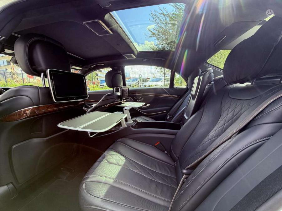 Balts Mercedes-Benz s-550 2015 Viļņa, ar dzinēja tilpumu 4.70 L un nobraukumu 186 tūkst. km par 29500 €, foto 14 vietnē AUTOMOTO.COM.LV