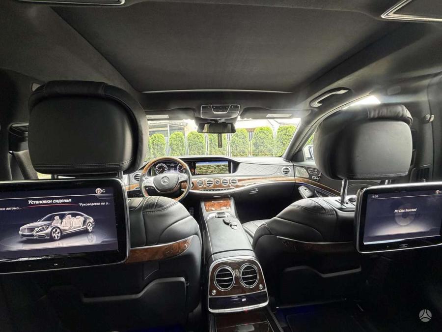 Balts Mercedes-Benz s-550 2015 Viļņa, ar dzinēja tilpumu 4.70 L un nobraukumu 186 tūkst. km par 29500 €, foto 16 vietnē AUTOMOTO.COM.LV