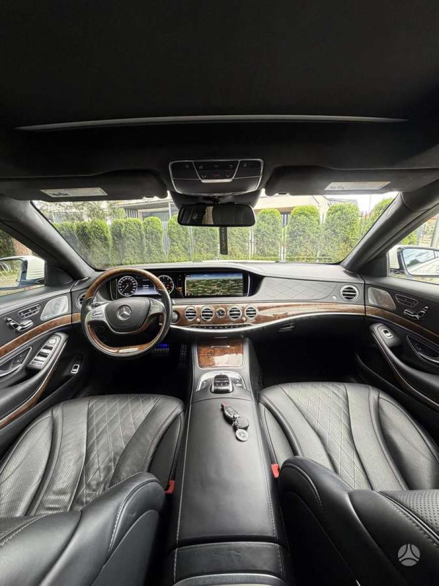 Balts Mercedes-Benz s-550 2015 Viļņa, ar dzinēja tilpumu 4.70 L un nobraukumu 186 tūkst. km par 29500 €, foto 17 vietnē AUTOMOTO.COM.LV