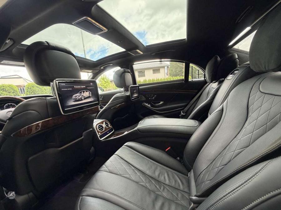 Balts Mercedes-Benz s-550 2015 Viļņa, ar dzinēja tilpumu 4.70 L un nobraukumu 186 tūkst. km par 29500 €, foto 19 vietnē AUTOMOTO.COM.LV