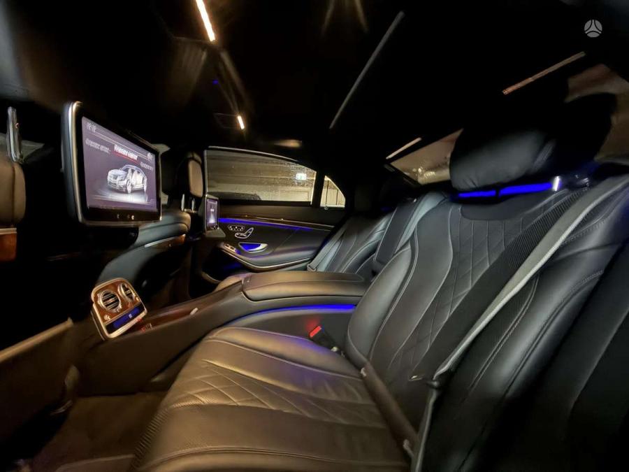 Balts Mercedes-Benz s-550 2015 Viļņa, ar dzinēja tilpumu 4.70 L un nobraukumu 186 tūkst. km par 29500 €, foto 27 vietnē AUTOMOTO.COM.LV