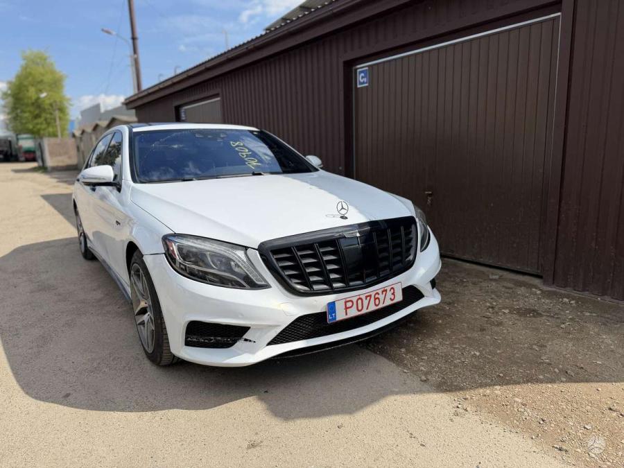 Balts Mercedes-Benz s-550 2016 Šauļi, ar dzinēja tilpumu 4.70 L un nobraukumu 133 tūkst. km par 13900 €, foto 8 vietnē AUTOMOTO.COM.LV