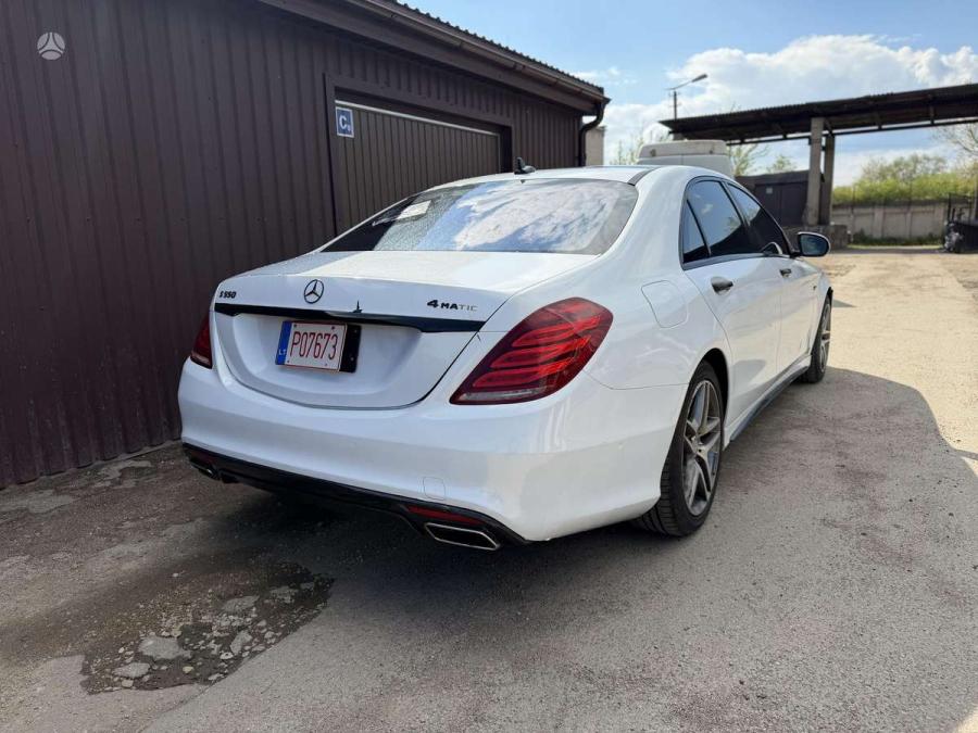 Balts Mercedes-Benz s-550 2016 Šauļi, ar dzinēja tilpumu 4.70 L un nobraukumu 133 tūkst. km par 13900 €, foto 11 vietnē AUTOMOTO.COM.LV