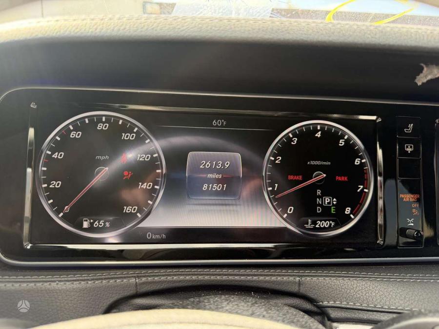 Balts Mercedes-Benz s-550 2016 Šauļi, ar dzinēja tilpumu 4.70 L un nobraukumu 133 tūkst. km par 13900 €, foto 15 vietnē AUTOMOTO.COM.LV