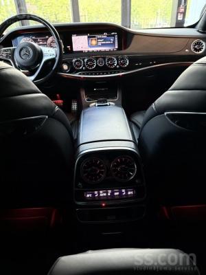 Melns Mercedes-Benz S 560 2018 Rīga, ar dzinēja tilpumu 4.00 L un nobraukumu 115 tūkst. km par 55000 €, foto 14 vietnē AUTOMOTO.COM.LV