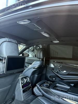 Melns Mercedes-Benz S 560 2018 Rīga, ar dzinēja tilpumu 4.00 L un nobraukumu 115 tūkst. km par 55000 €, foto 18 vietnē AUTOMOTO.COM.LV