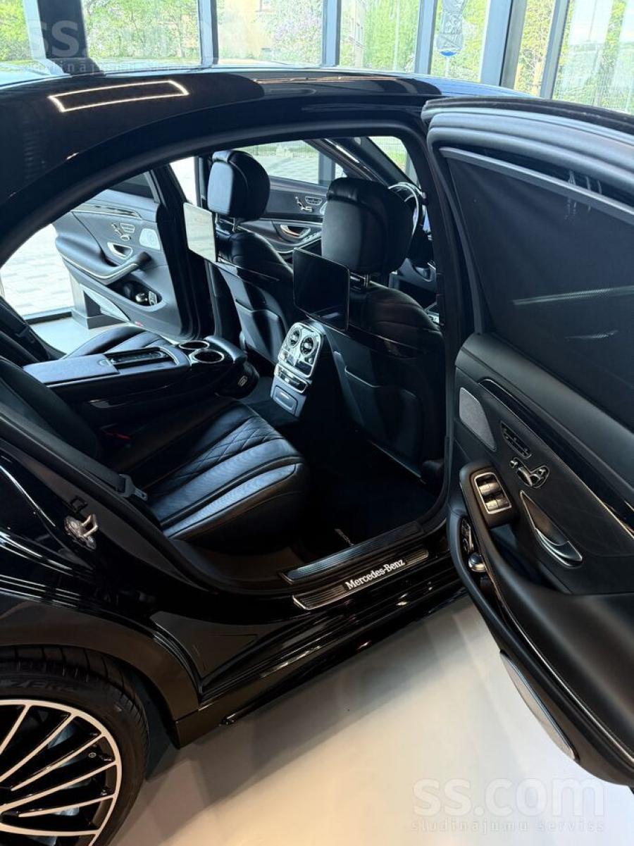 Melns Mercedes-Benz S 560 2018 Rīga, ar dzinēja tilpumu 4.00 L un nobraukumu 115 tūkst. km par 55000 €, foto 21 vietnē AUTOMOTO.COM.LV